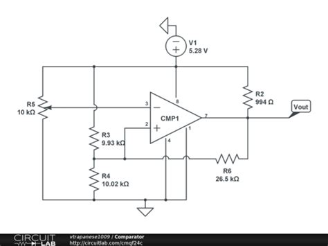 Comparator CircuitLab