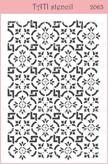 А5 20 х 15 Sm Flexible Tati Stencil 2063 Трафареты для печати
