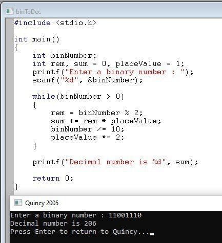 How To Convert Decimal To Binary In Cpp
