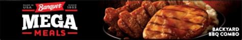 Banquet Mega Meals Backyard Bbq Combo Frozen Meal 15 Oz Frys Food