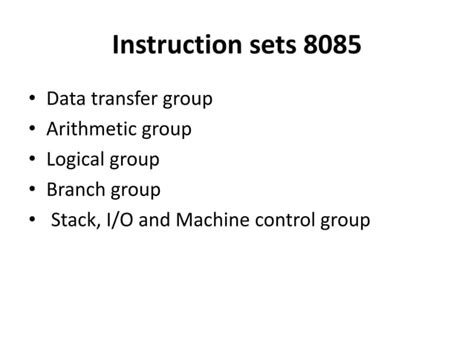Unit Ii Microprocessor And Microcontroller Pptx Computing