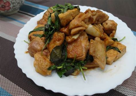 【雞肉料理】三杯豆腐雞 食譜與作法 By Rl 料理研究室 Cookpad