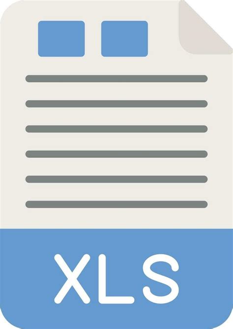 Xls Vector Icon 30379207 Vector Art At Vecteezy