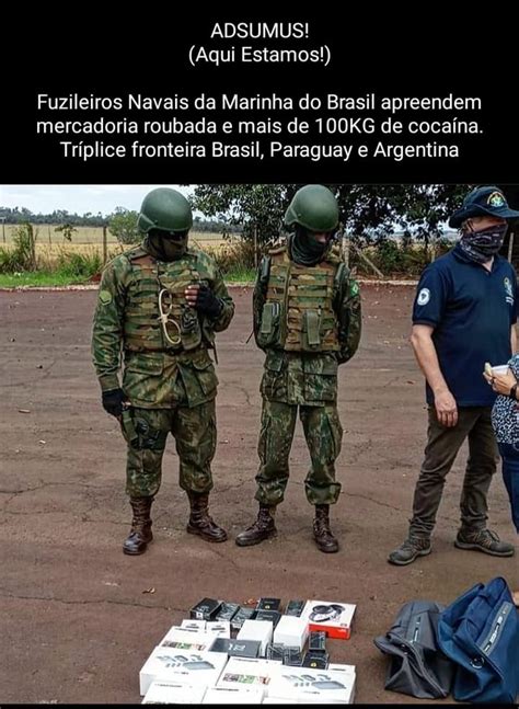 Adsumus Aqui Estamos Fuzileiros Navais Da Marinha Do Brasil