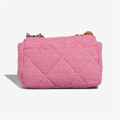 Chanel 19 Flap Bag Tweed Pink SACLÀB