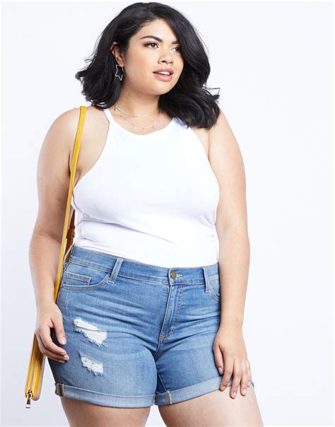 Plus Size Alexis High Neck Top Cute Plus Size Tops 2020ave