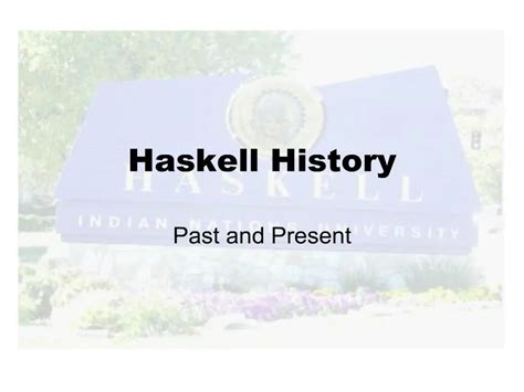 Ppt Haskell History Powerpoint Presentation Free Download Id149173
