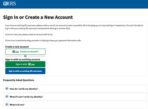 How To Log Into Your Irs Account Login Pages Info