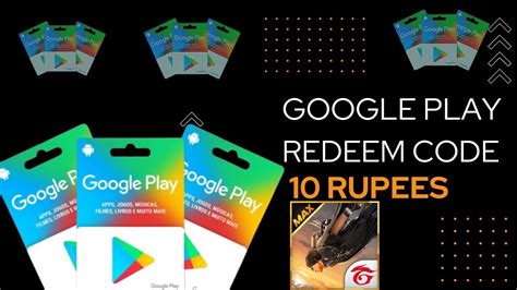 Google Play Redeem Code 10 Rupees YouTube