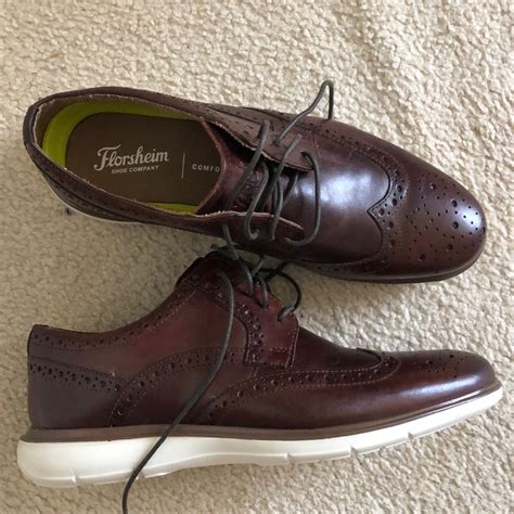 New Mens Florsheim Wingtip Dress Shoes Gem