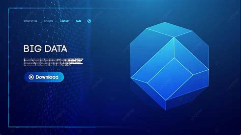 3d Technology Sphere With Wireframe Mesh Protecting Blue Big Data