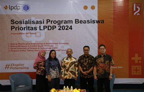 Sosialisasi Program Beasiswa Prioritas LPDP 2024 di Tingkat Magister ...