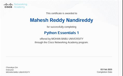 Python Cisconetworkingacademy Programming Learning