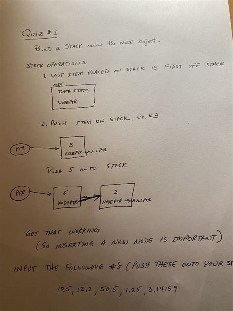 Solved Quiz BUILD A Stack Using The NODE Object IS FIRST Chegg