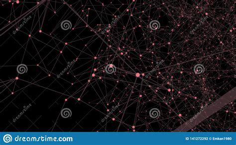 abstract digital background plexus effect abstract polygonal