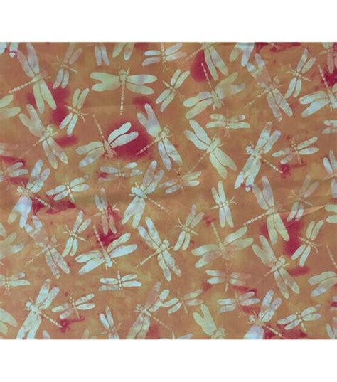 Yellow Dragonfly Keepsake Calico Cotton Fabric Joann