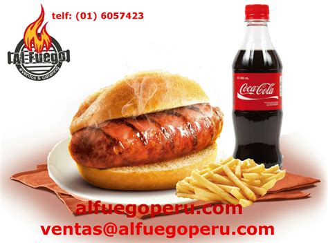 Choripanes En Promocion AL FUEGO PERU