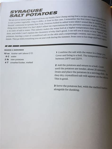 Syracuse Salt Potatoes Recipe