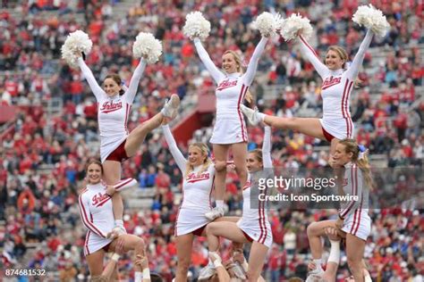 Ncaa Football Indiana Hoosiers Cheerleader Photos And Premium High Res