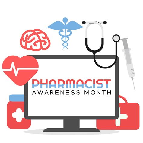 Pharmacist Awareness Month Vector Illustration 5481593 Vector Art At