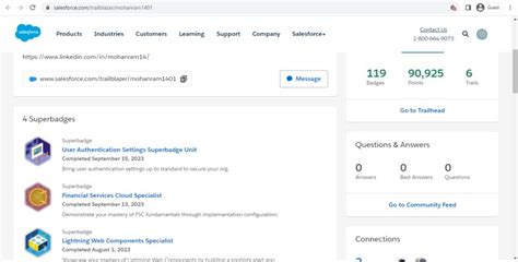 mohan ram m on linkedin salesforce superbadge authentication