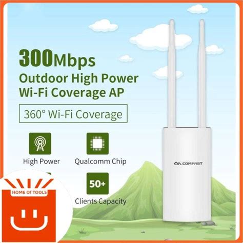 COMFAST EW71 300Mbps V2 2 4G Hight Power WIFI Coverage AP Outdoor Waterproof With Antenna