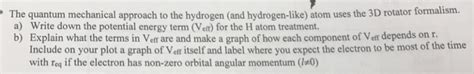 Solved Physical Chemistry Quantum Mechanics Chegg