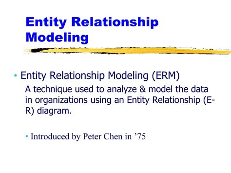Ppt Entity Relationship Modeling Powerpoint Presentation Free