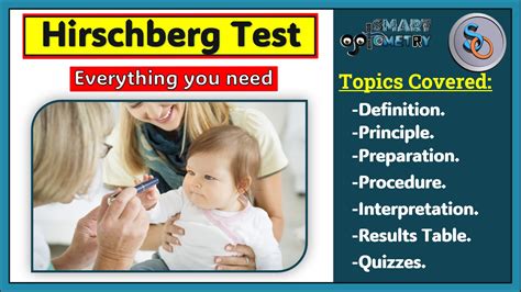 Hirschberg Test Corneal Reflex Test Everything You Need To Know