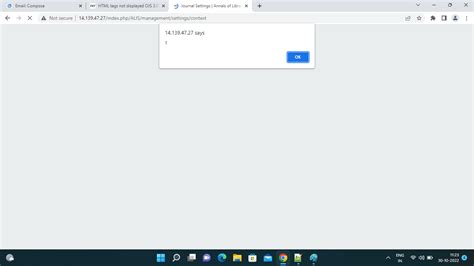 Allowedhtml Configuration Not Working In Ojs Version 33011