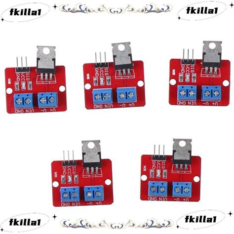 fkila 5pcs driver module red irf520 mosfet irf520 mosfet