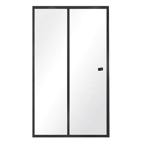 Besco Duo Slide Black Drzwi Prysznicowe Przesuwne Czarne X Promocja