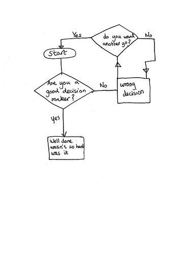 Are You A Good Decision Maker Use This Flow Chart Flow Chart Chart Diy Journal