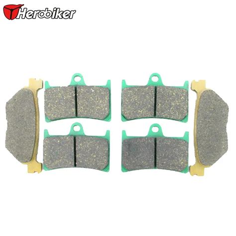 HEROBIKER Sintered Copper Motorcycle Parts Front Rear Brake Pads For Yamaha TDM FJR XV