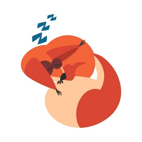 Écureuil Mignon Avec Illustration Vectorielle De Queue Touffue Dormant