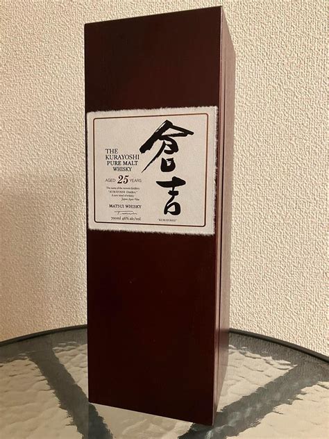 マツイ ピュアモルト ウイスキー『倉吉 25年』 700ml 箱入り未開栓 By メルカリ