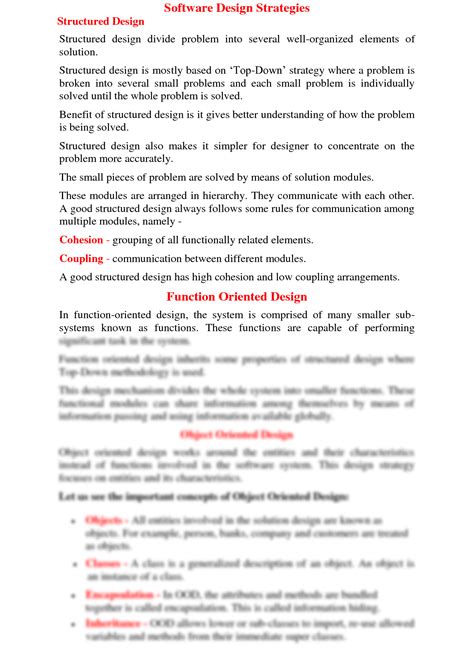 Solution Software Design Strategies Studypool