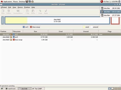 gparted documentation resizing