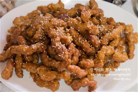 콩고기요리 콩고기강정 With 콩단백 콩탕수 네이버 블로그