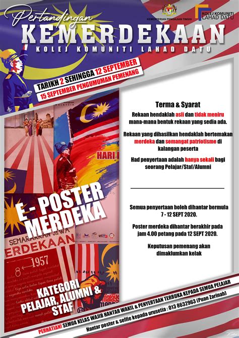 📢📢 Pertandingan E Poster Kolej Komuniti Lahad Datu