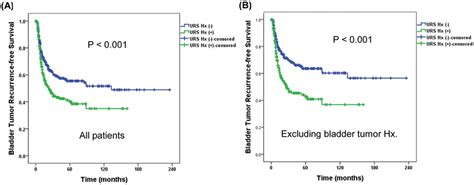Survival Analysis Of Intravesical Recurrence According To Preoperative Download Scientific