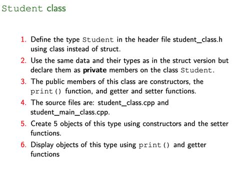 Solved Student Struct 1 The Header File Studenth Should