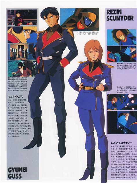 Gyunei Guss And Rezin Schnyder Gundam And 2 More Danbooru