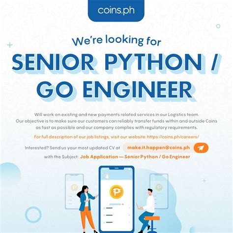 coins ph on linkedin hiring hiringremotely hiringtech golang python