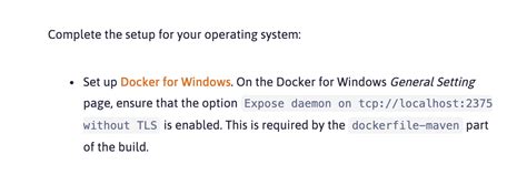 Additional Config For Docker Windows · Issue 59 · Openlibertyguide