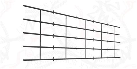 2w Continuous Fence Panel 5 Rail 20 Purity Feed