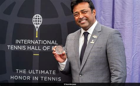 Leander Paes Vijay Amritraj Become First Indians Inducted Into