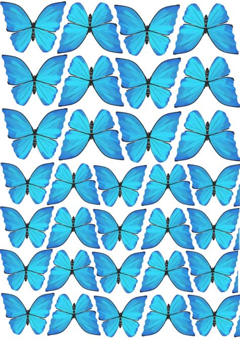 Blue Butterfly Sticker Pack Artofit