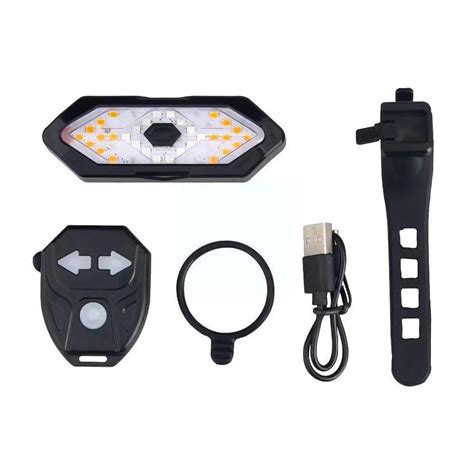 자전거 후방 방향 지시등 Led 충전식 Usb 제어 조명 자전거 원격 조명 자전거 Led 조명 무선 자전거 불꽃
