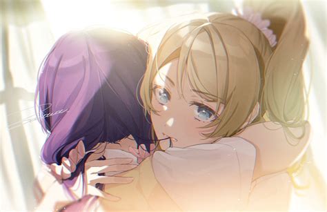 Tojo Nozomi And Ayase Eli Love Live And 1 More Drawn By Zawawa